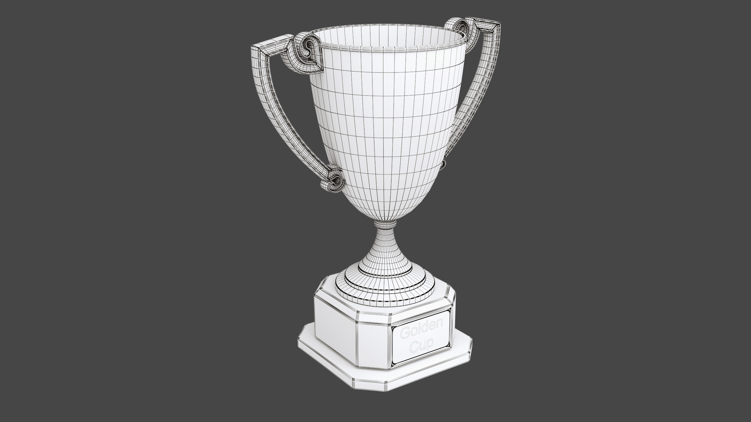 Golden cup 3D model - TurboSquid 1464798