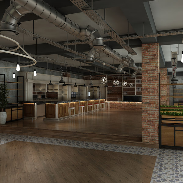 Restaurant Interior 3D Models for Download | TurboSquid