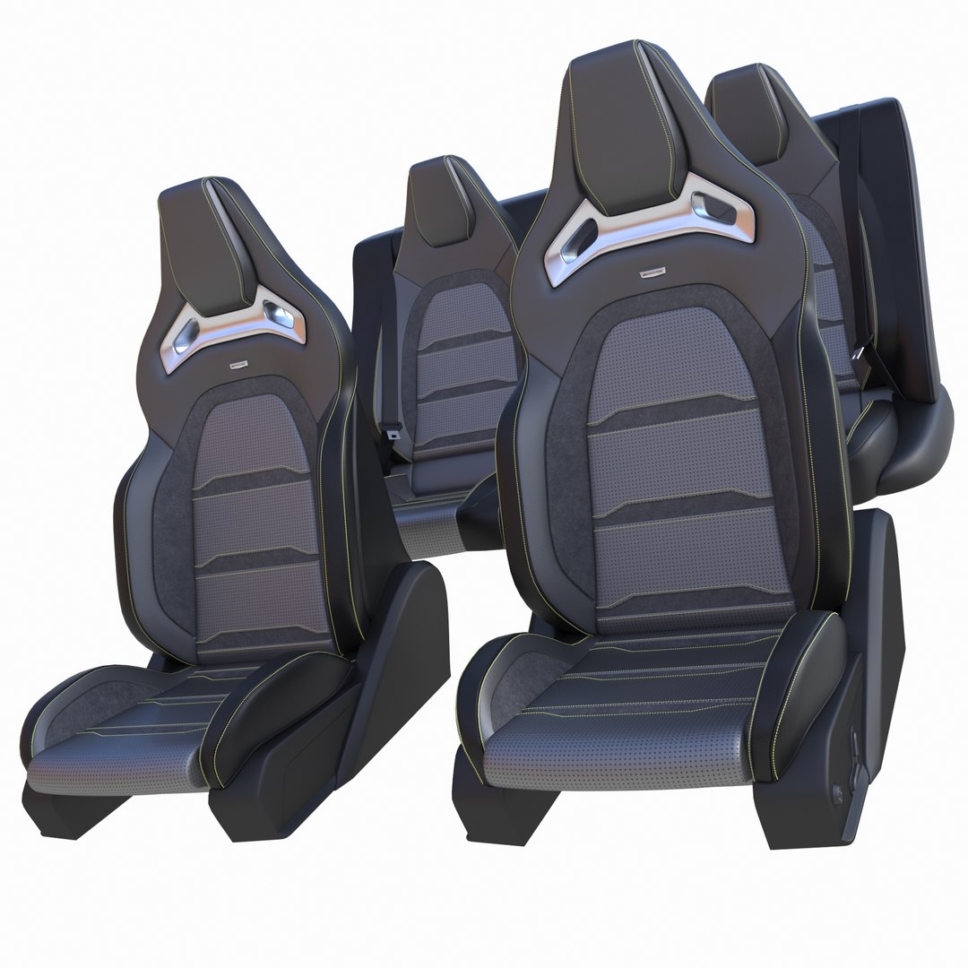 3D mercedes car seats - TurboSquid 1464877