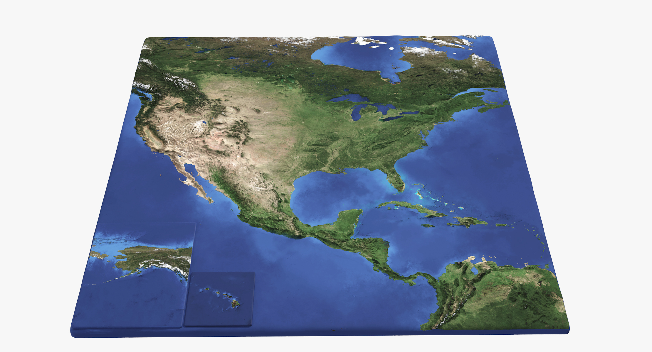Usa alaska hawaii 3D model - TurboSquid 1464936