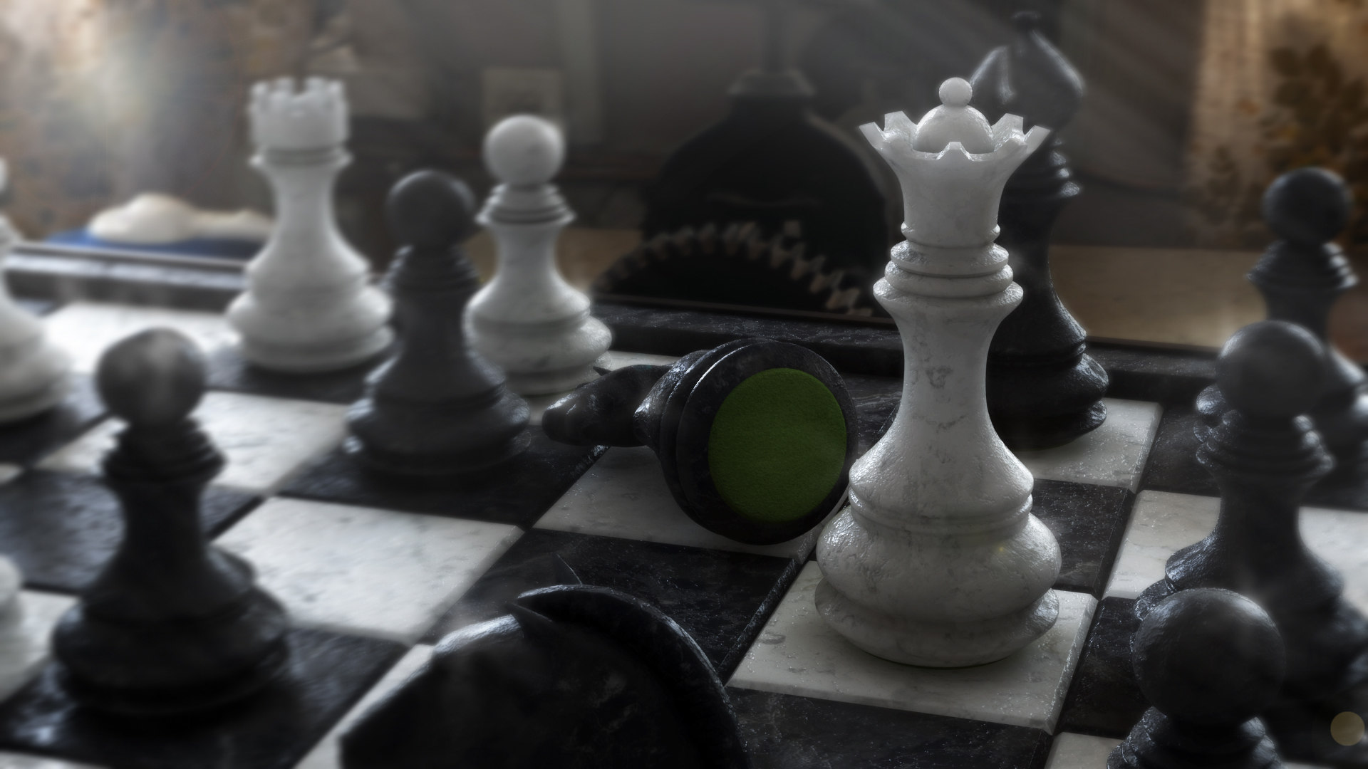 Realistic chess set 3D model - TurboSquid 1465046