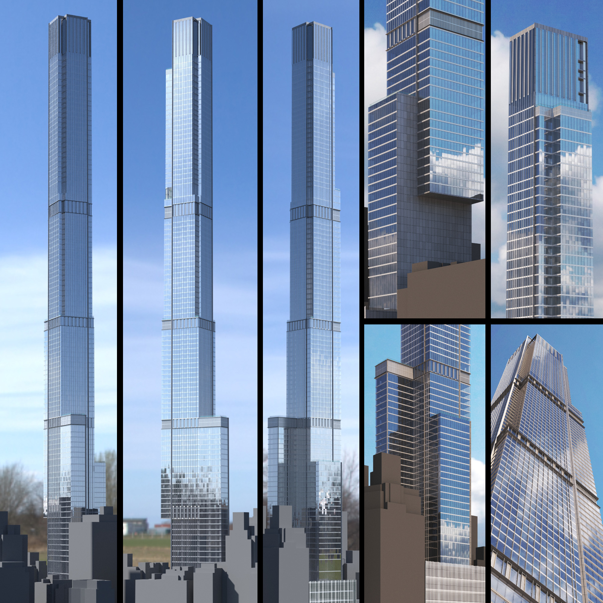 modelo 3d Central Park Tower Nueva York - TurboSquid 1459233