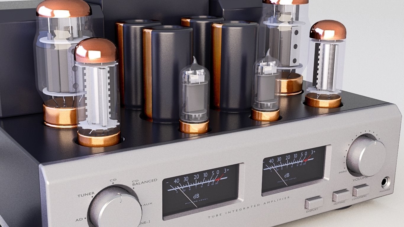 Amplifier tube 3D model - TurboSquid 1523981