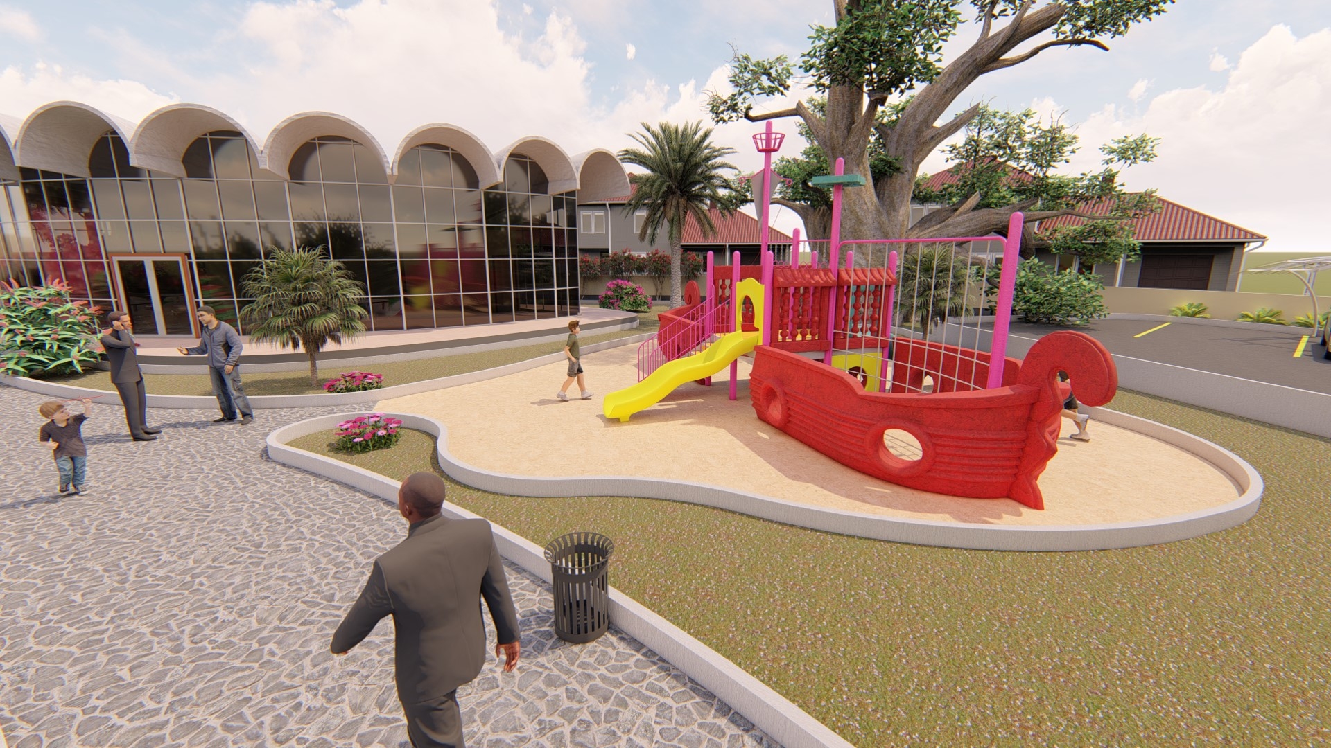 3D model revit children playground - TurboSquid 1465726
