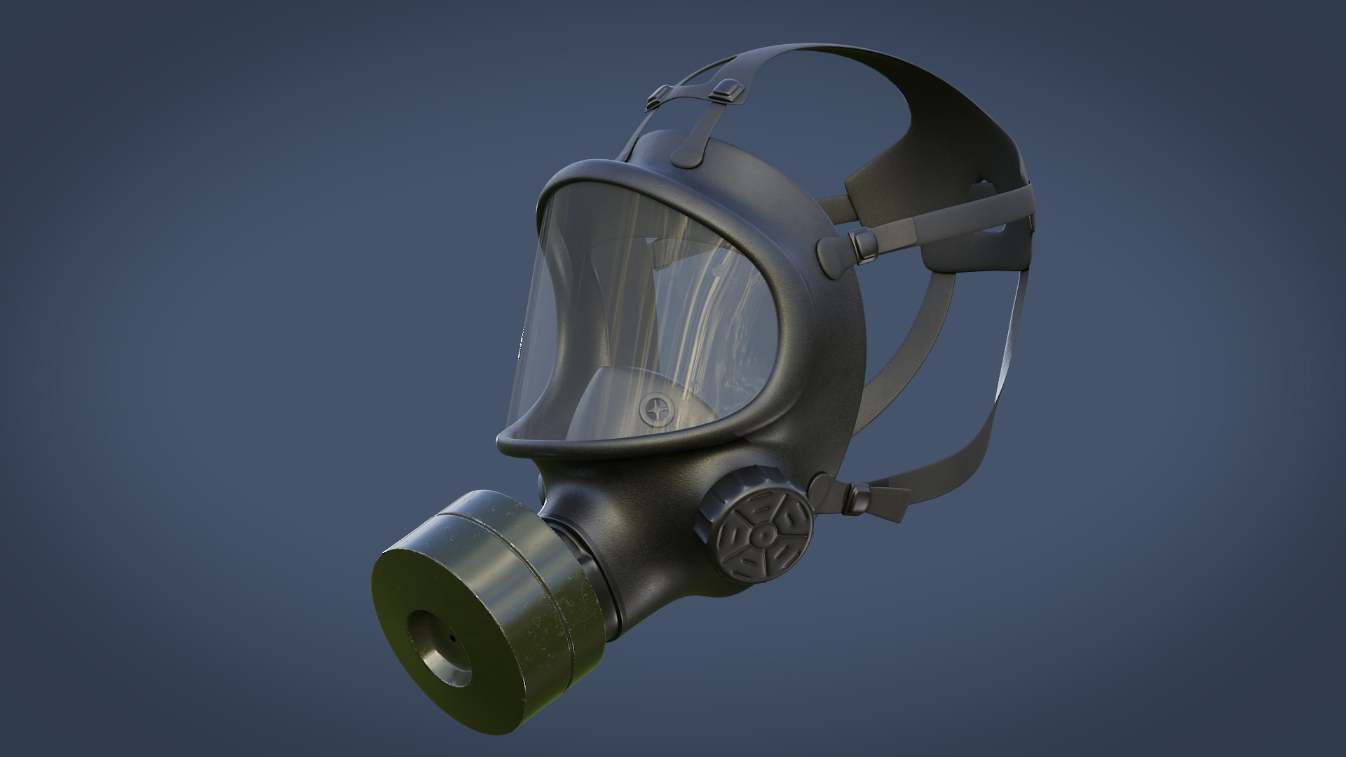 Gas mask model - TurboSquid 1465739