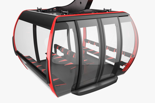 modèle 3D de Téléphérique 3S Cabine CWA ATRIA - TurboSquid 1465791