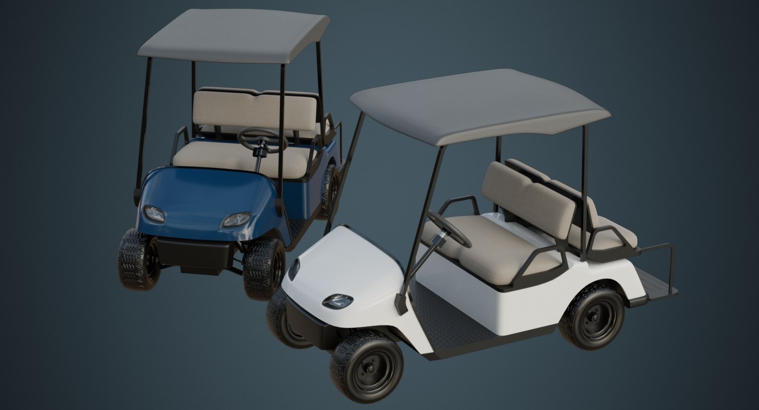 Golf cart 1a 3D model - TurboSquid 1465818