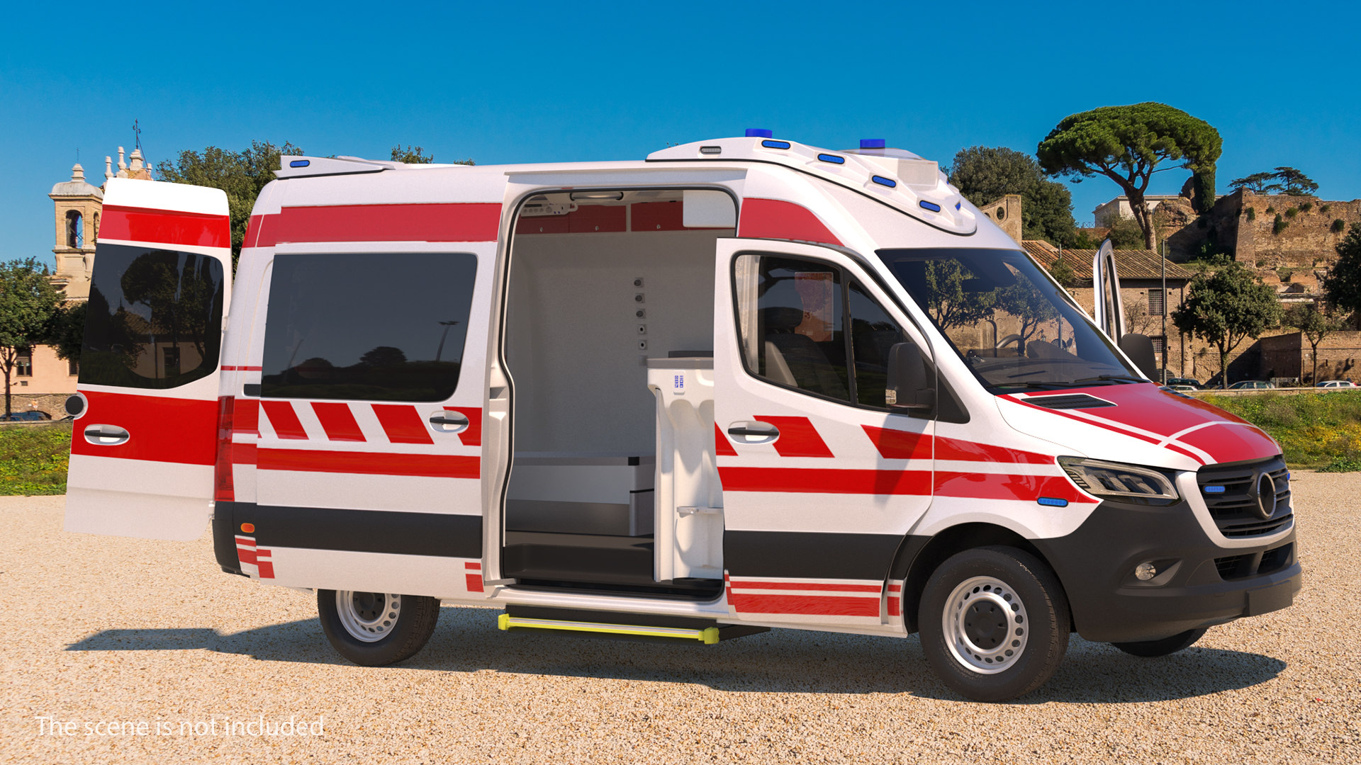 Paramedic ambulance rigged 3D model - TurboSquid 1465872