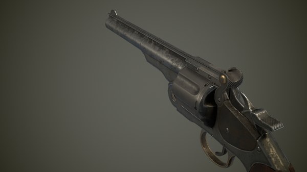 3D schofield revolver model - TurboSquid 1465881