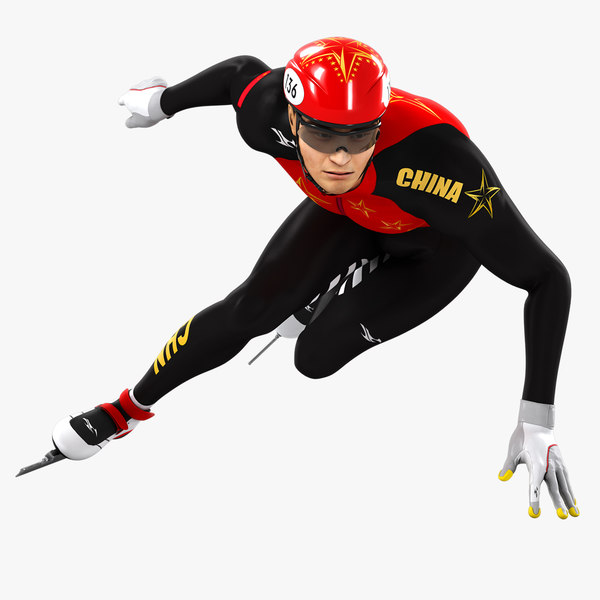 ice skating 3d c4d