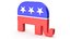 3D logo republican party model - TurboSquid 1466017