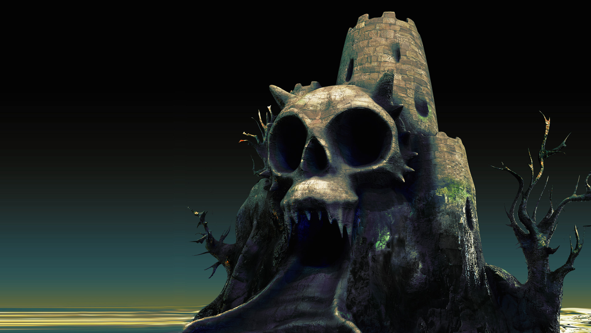 3D model skull castle - TurboSquid 1466111