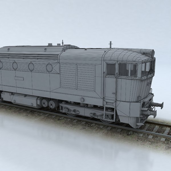 3D model train railroad locomotive - TurboSquid 1466232