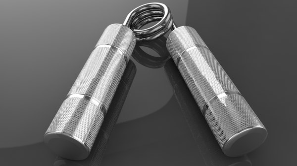 3D steel hand gripper model - TurboSquid 1466474