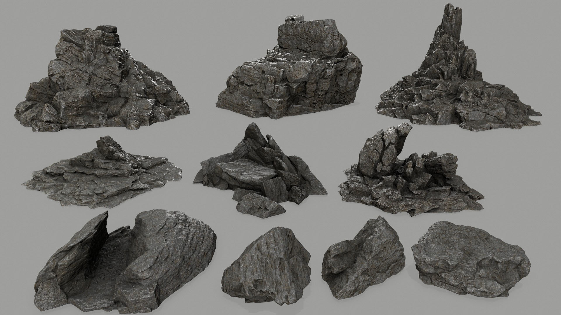 3D rock model - TurboSquid 1466682