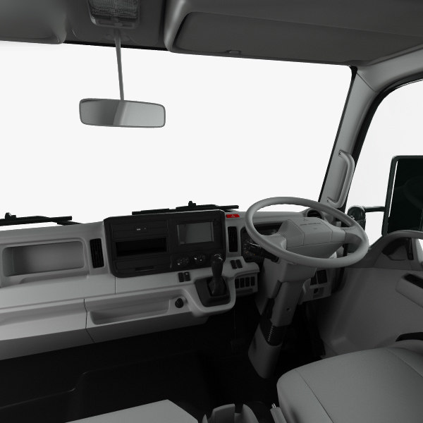 Mitsubishi Fuso Canter (FG) breiter LKW mit Einzelkabine und ...