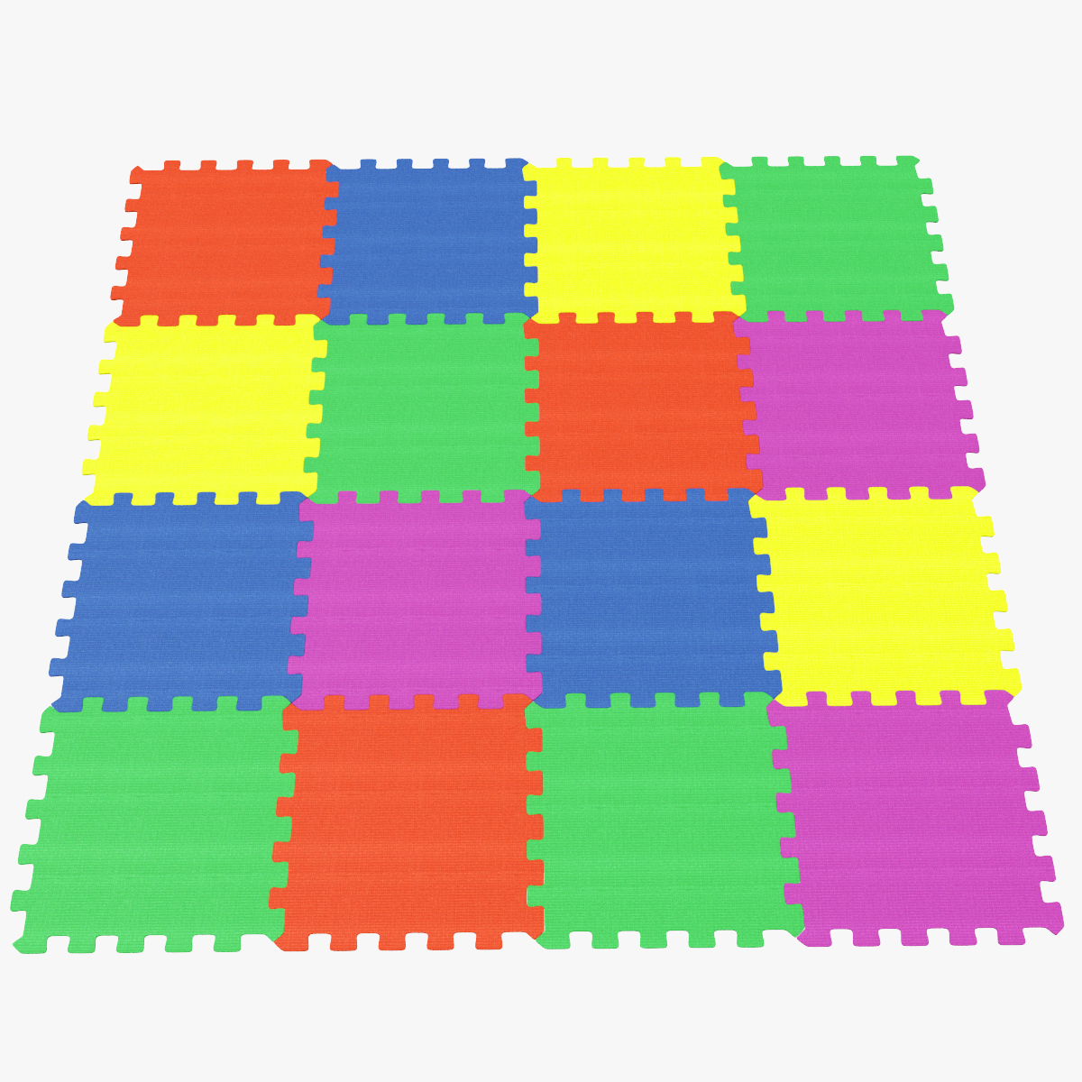 3D real foam floor tiles - TurboSquid 1466799