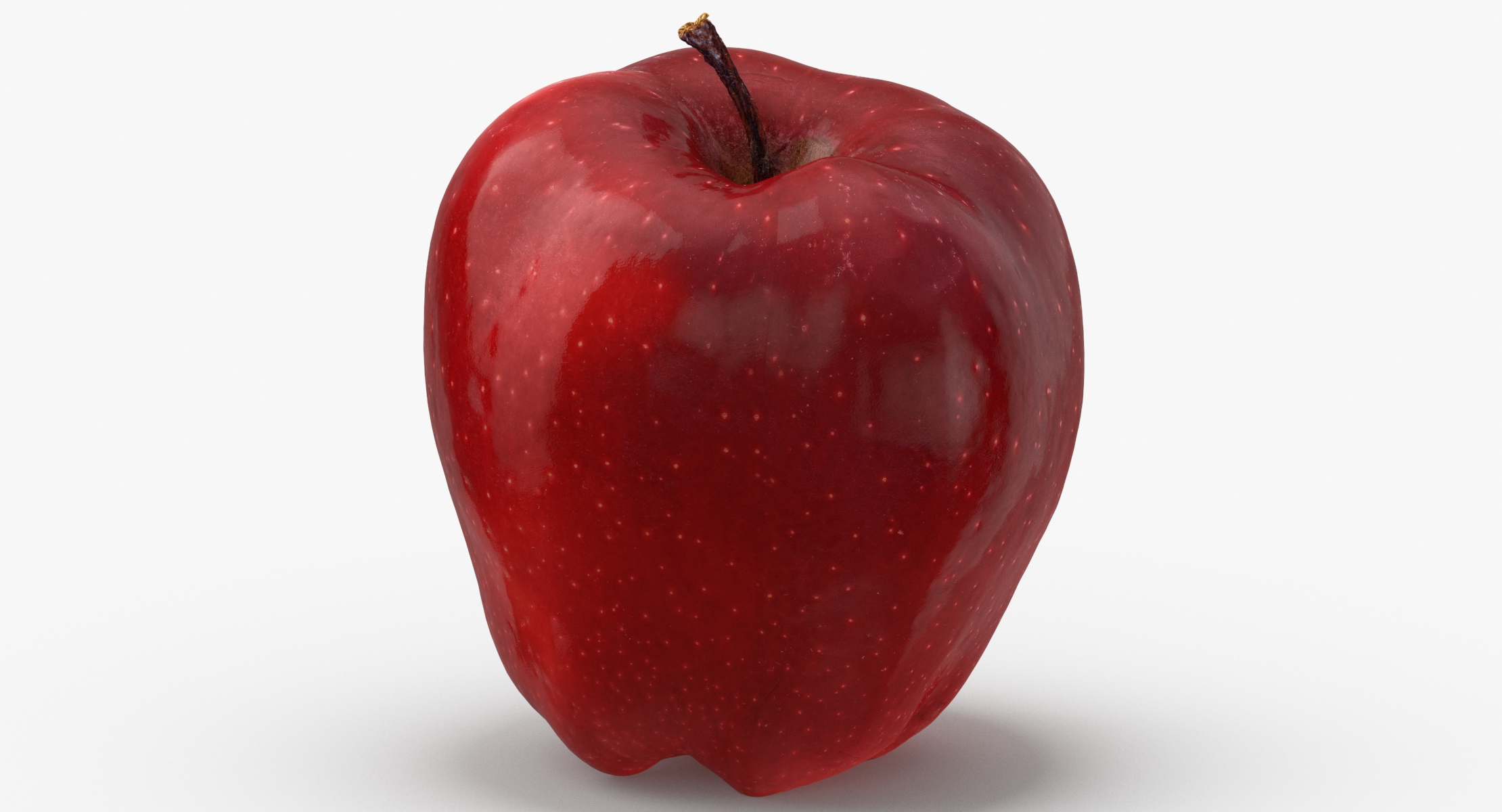 Roter Häuptling Apfel 03 3D-Modell - TurboSquid 1466813