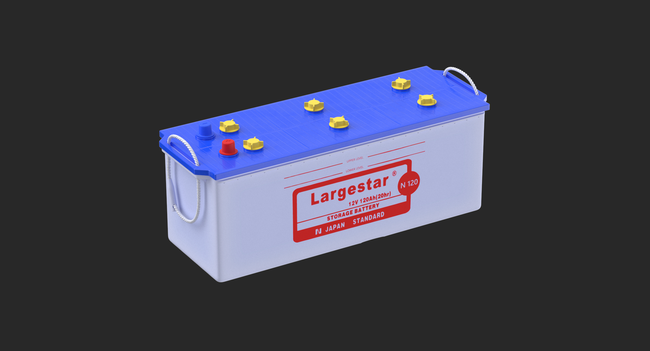 Sealed lead acid car battery 3D - TurboSquid 1466805