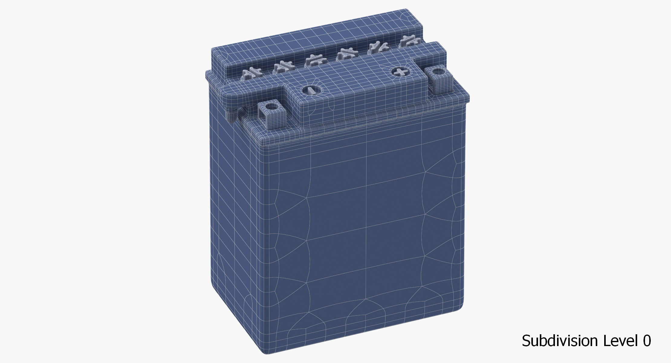 Motorcycle 6v battery 3D model - TurboSquid 1466846