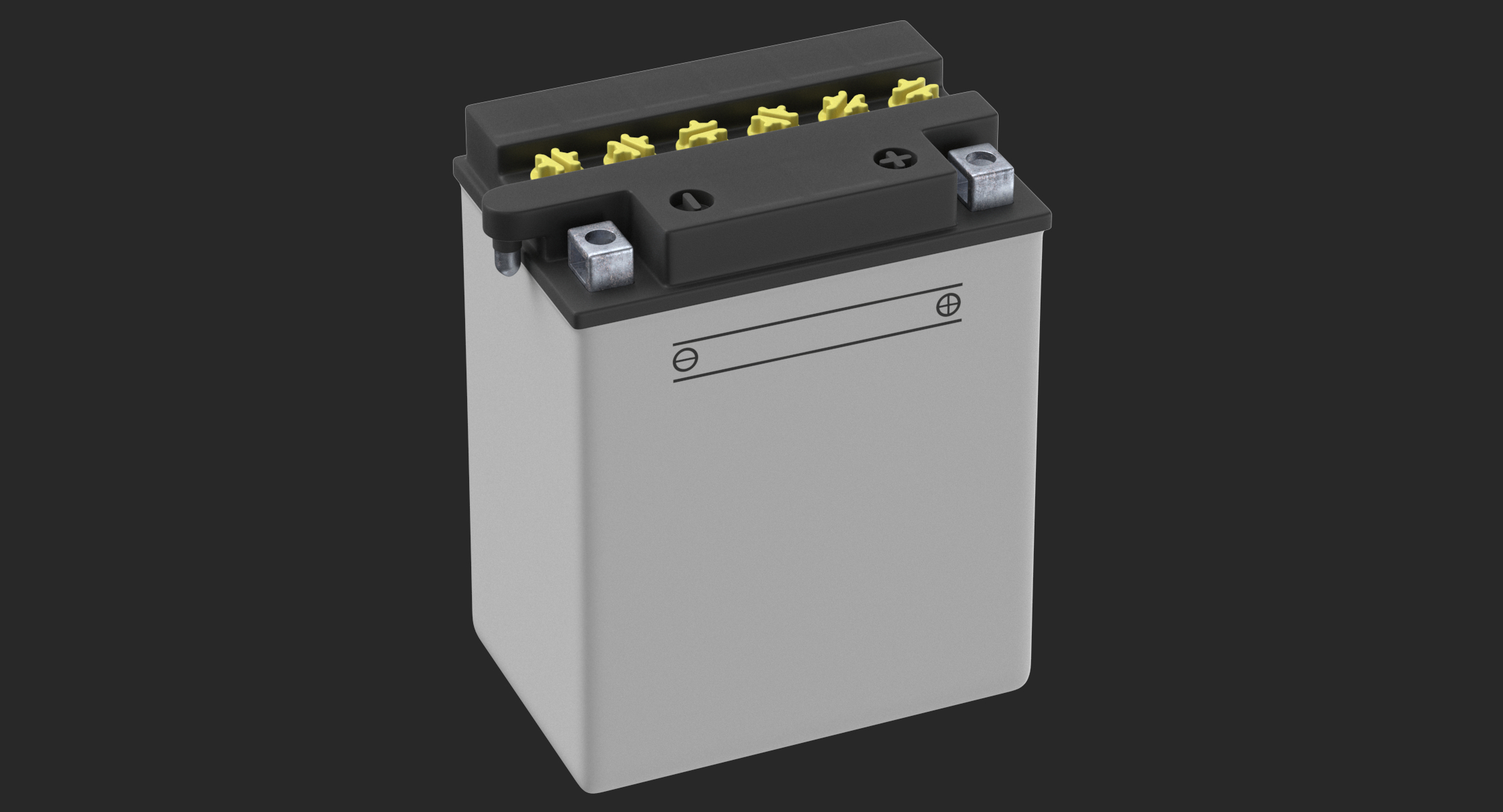 Motorcycle 6v battery 3D model - TurboSquid 1466846