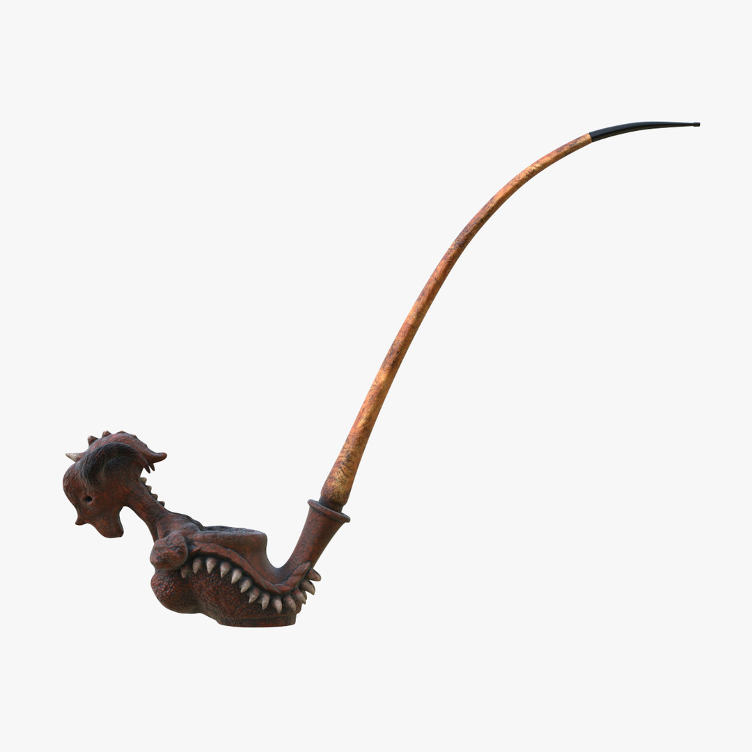 3D model viking dragon pipe - TurboSquid 1466972