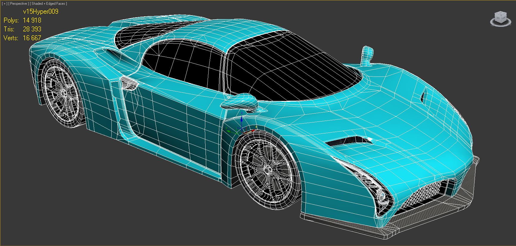 3D generic supercar v15 model - TurboSquid 1467010