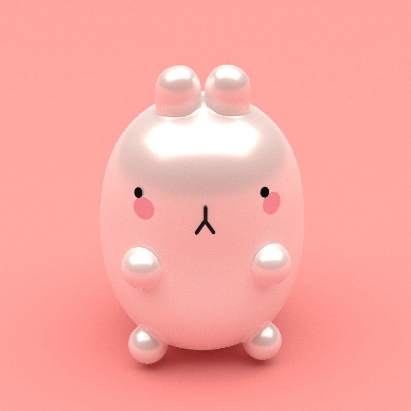 3d Bunny Toy Model Turbosquid 1467070