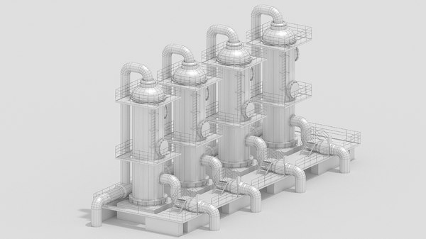 工厂Kitbash3D模型 - TurboSquid 1007053