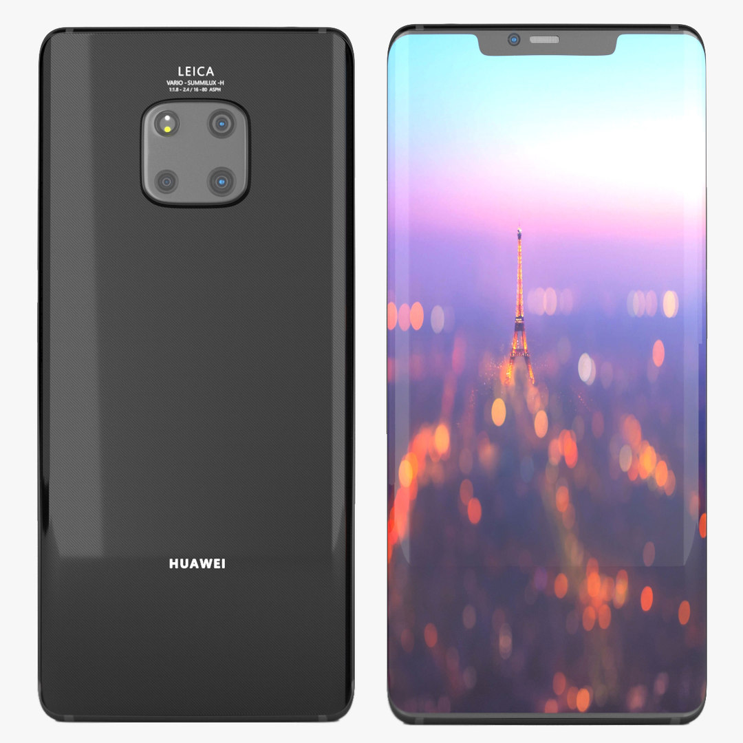Huawei mate 20 pro 3D model - TurboSquid 1467254