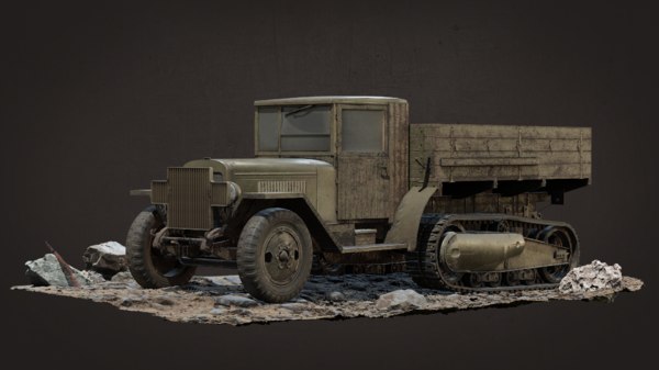 3D model soviet zis-42 gameready zis - TurboSquid 1467299