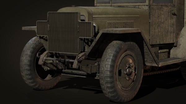 3D model soviet zis-42 gameready zis - TurboSquid 1467299