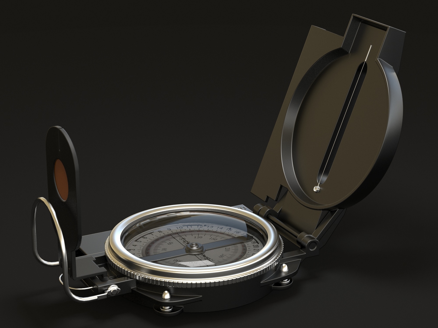 3D compass model - TurboSquid 1467322