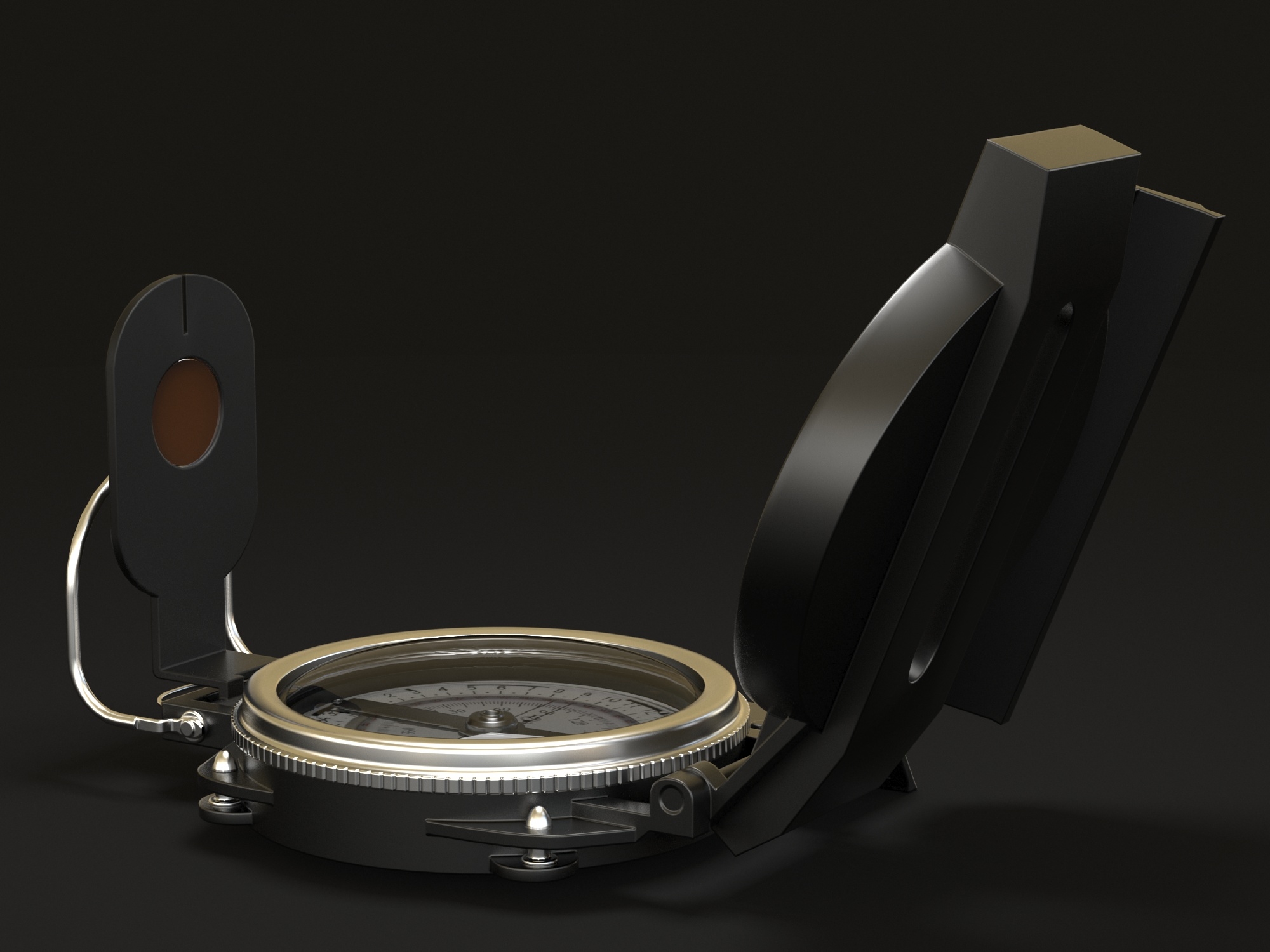 3D compass model - TurboSquid 1467322