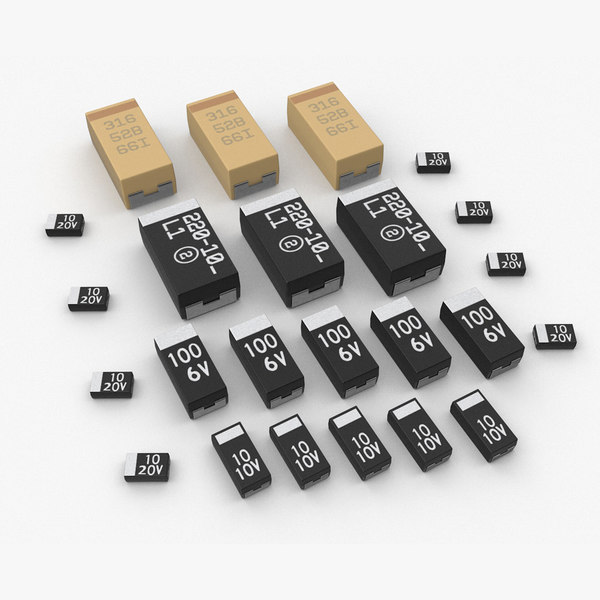 3D Capacitor Models | TurboSquid