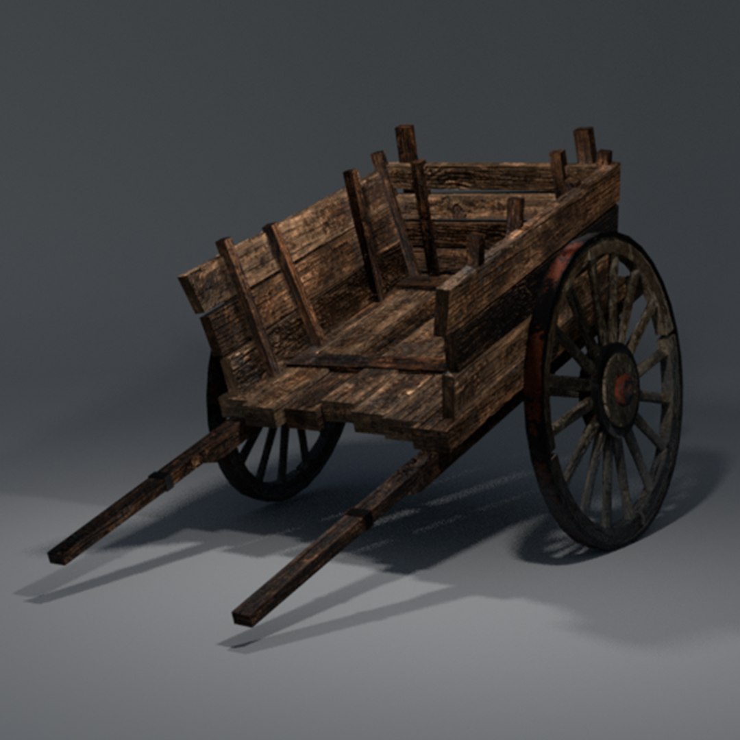 Medieval wagon 3D model - TurboSquid 1467550