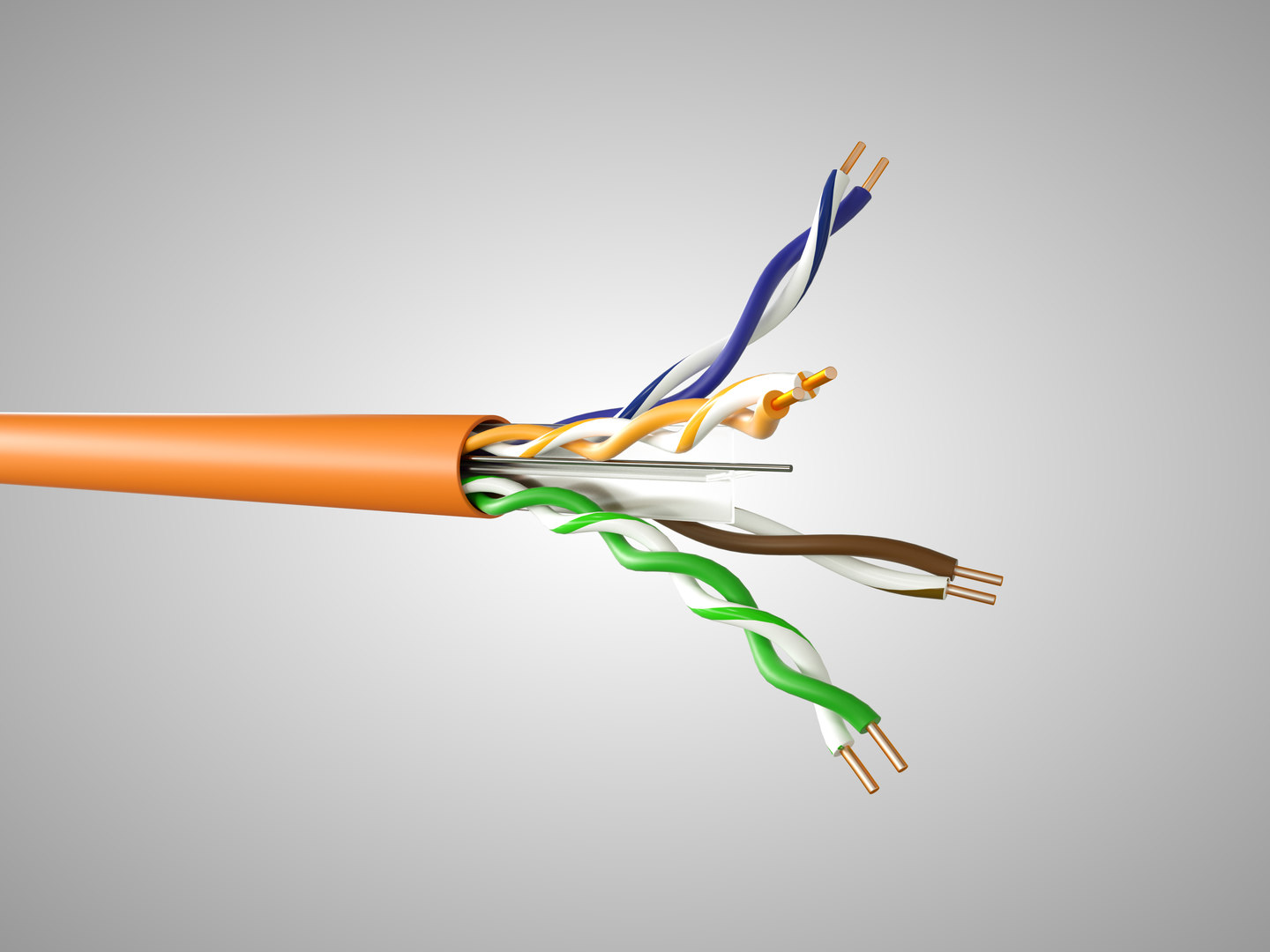 modelo 3d Cable UTP Cat 6 U gratis - TurboSquid 1467669