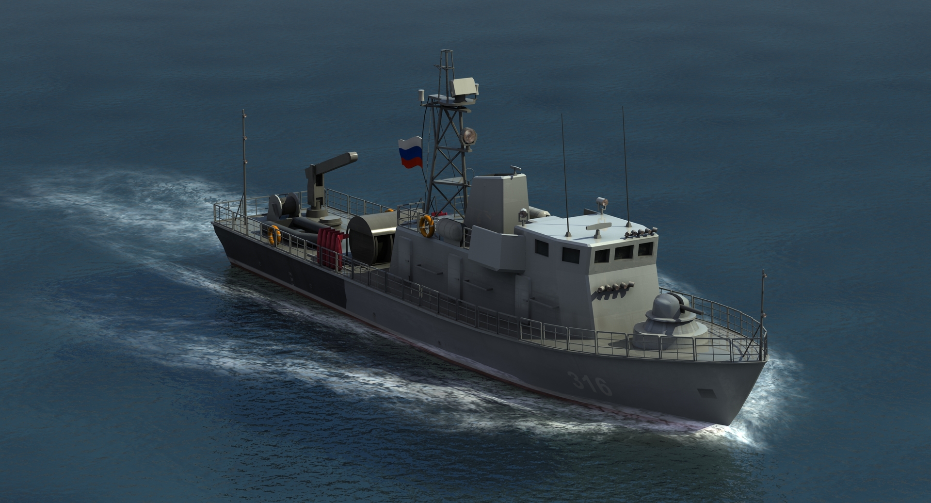 3D model lida class minesweeper - TurboSquid 1467823