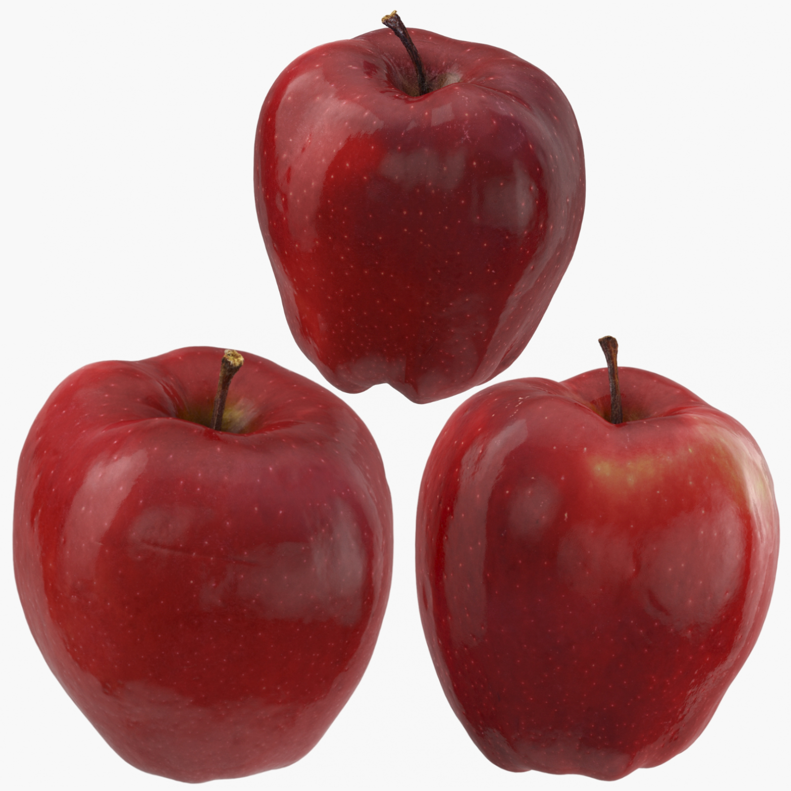 Red chief apples 02 3D model - TurboSquid 1467809