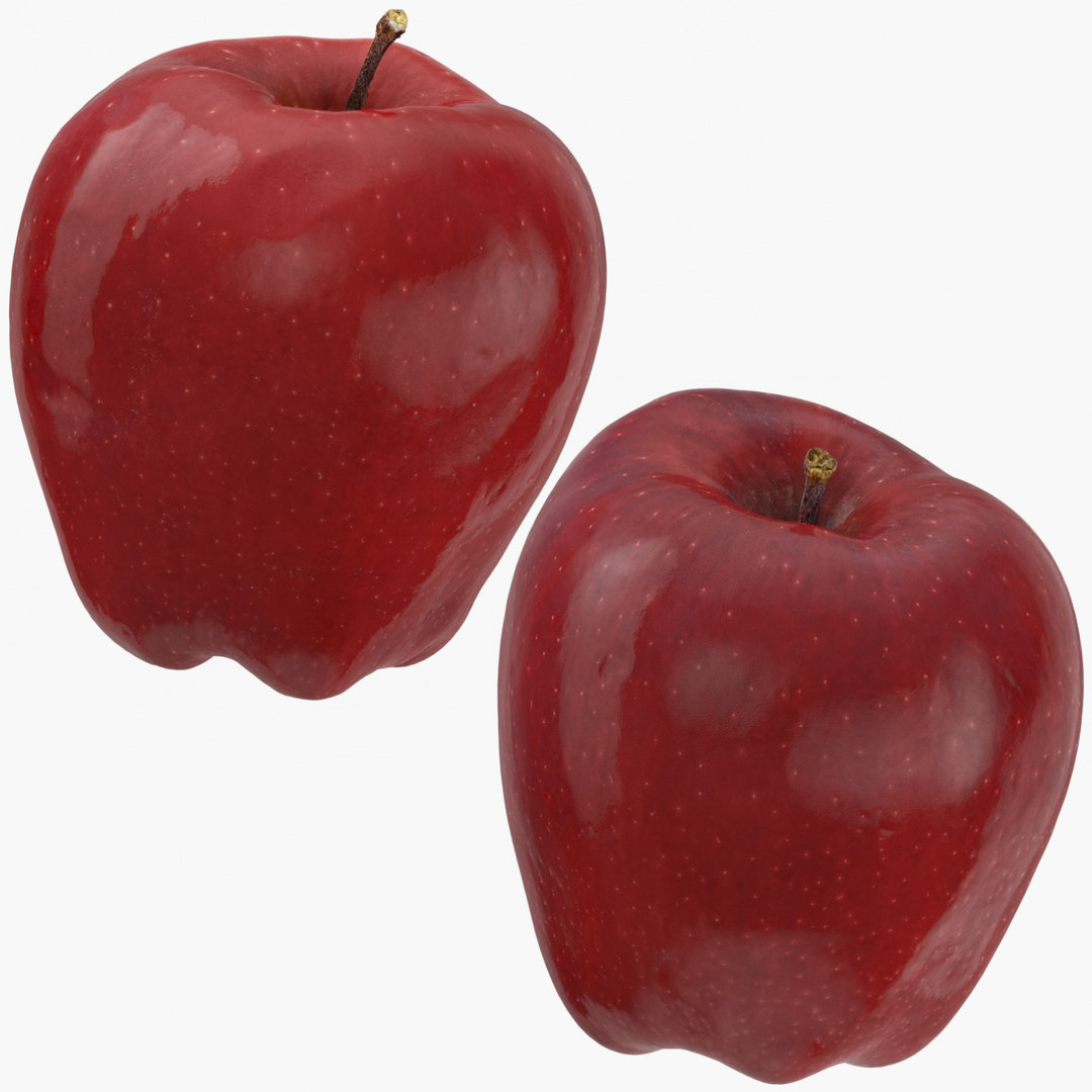 Red chief apples 03 model - TurboSquid 1467815
