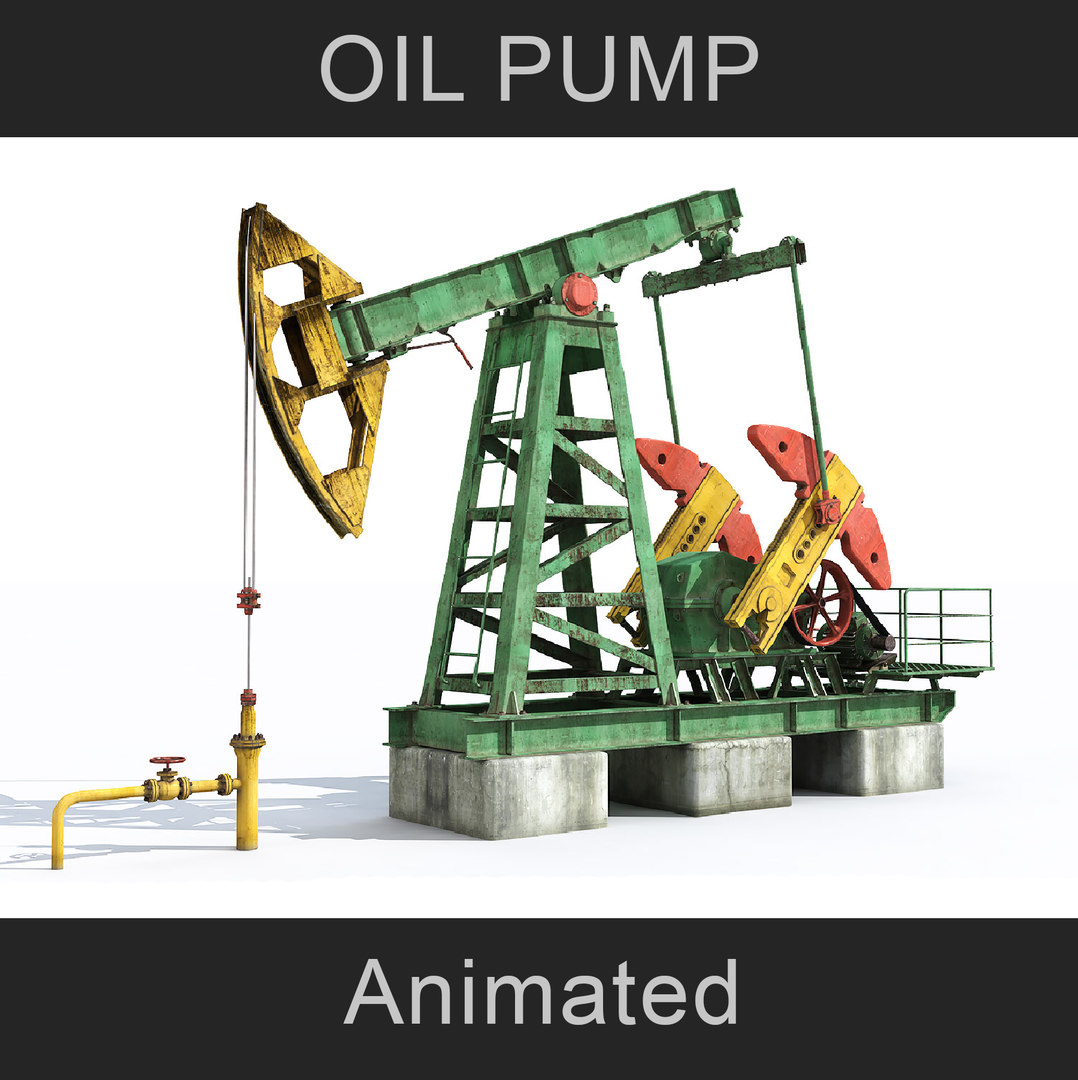 3D oil pump - TurboSquid 1462473
