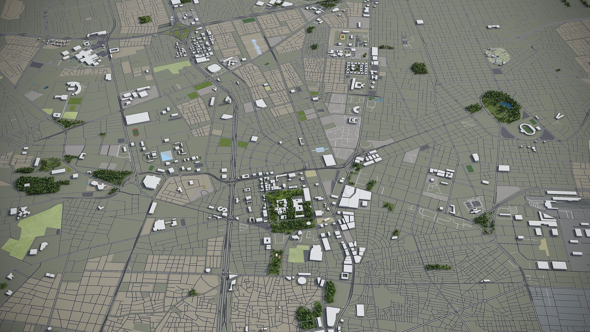 3D riyadh surrounding area - - TurboSquid 1468581