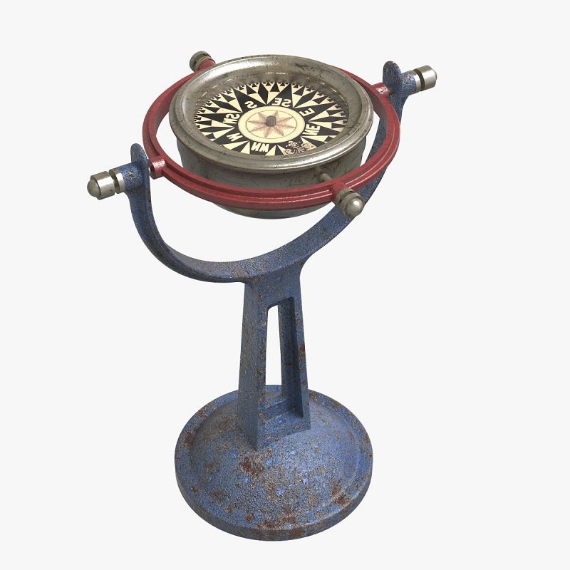 3D nautical gyro compass model - TurboSquid 1468376