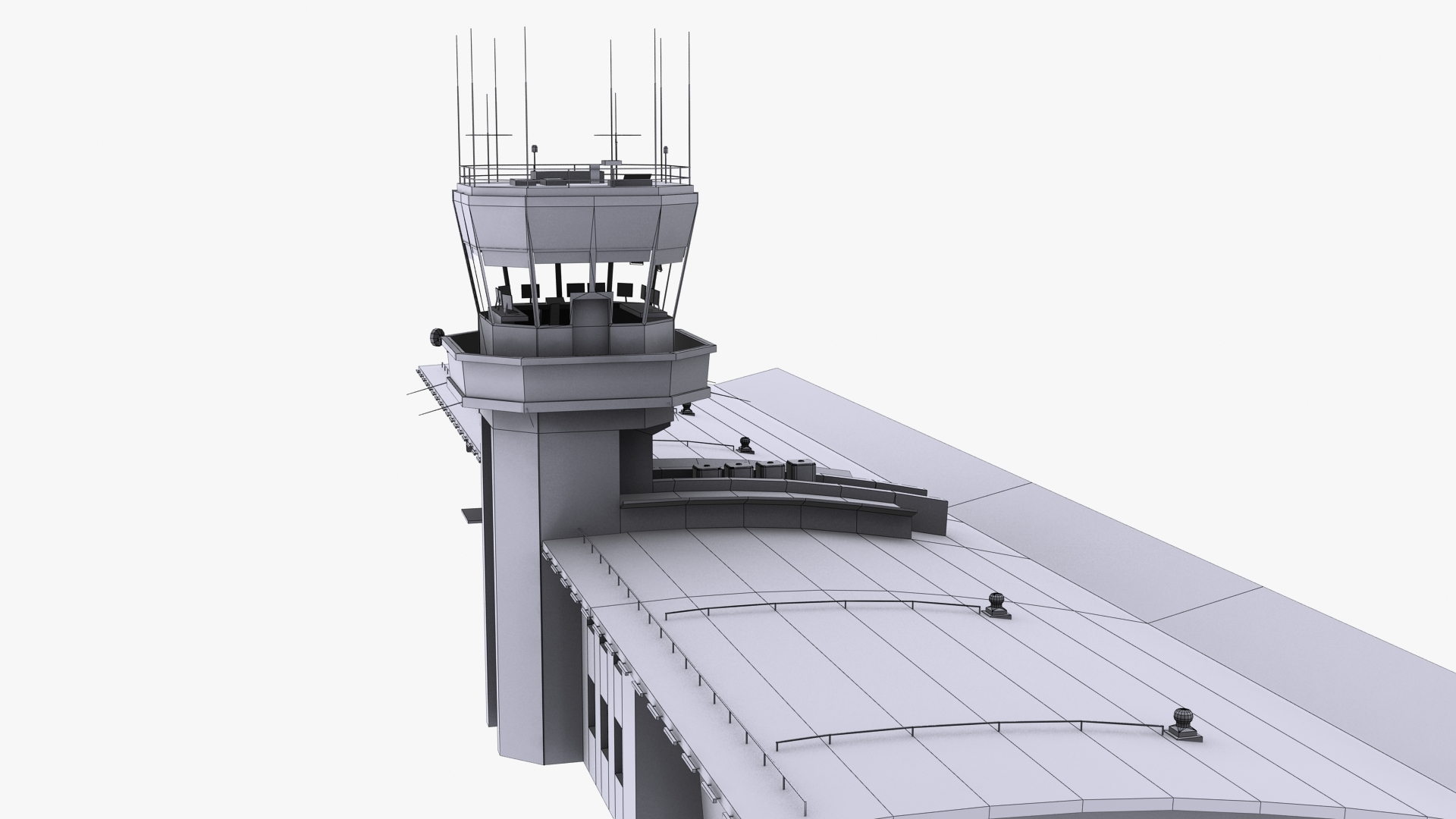 Airport terminal air 3D model - TurboSquid 1468391