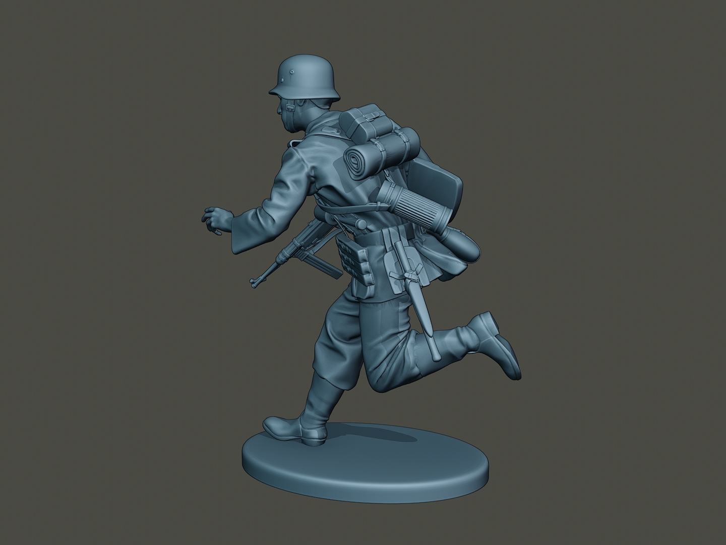 3D german soldier ww2 running - TurboSquid 1468497