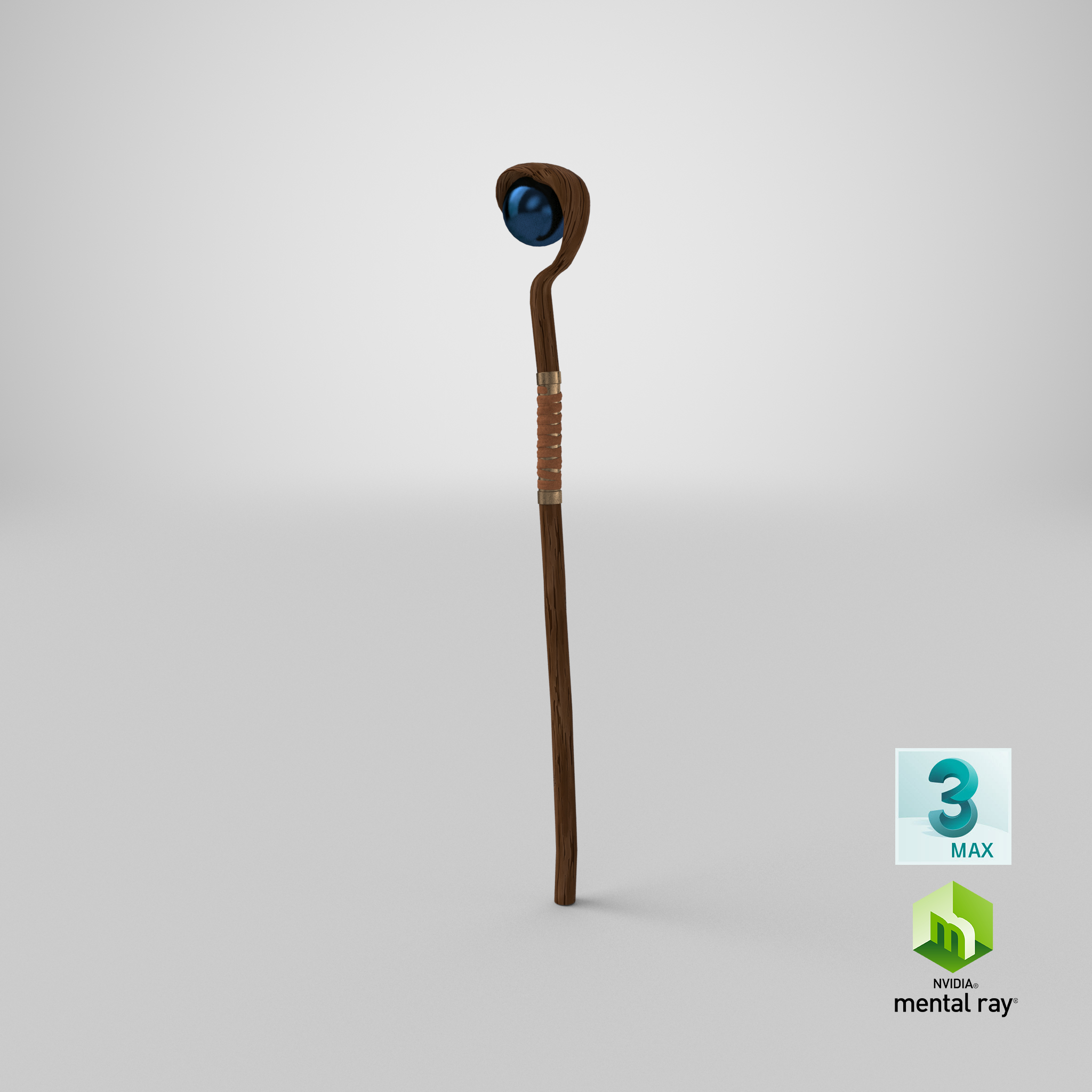 modelo 3d Bastón mágico estilizado - TurboSquid 1466501