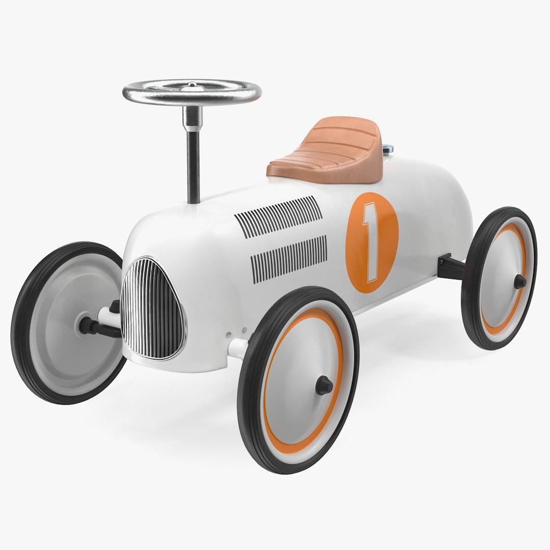Retro push car 3D - TurboSquid 1468764