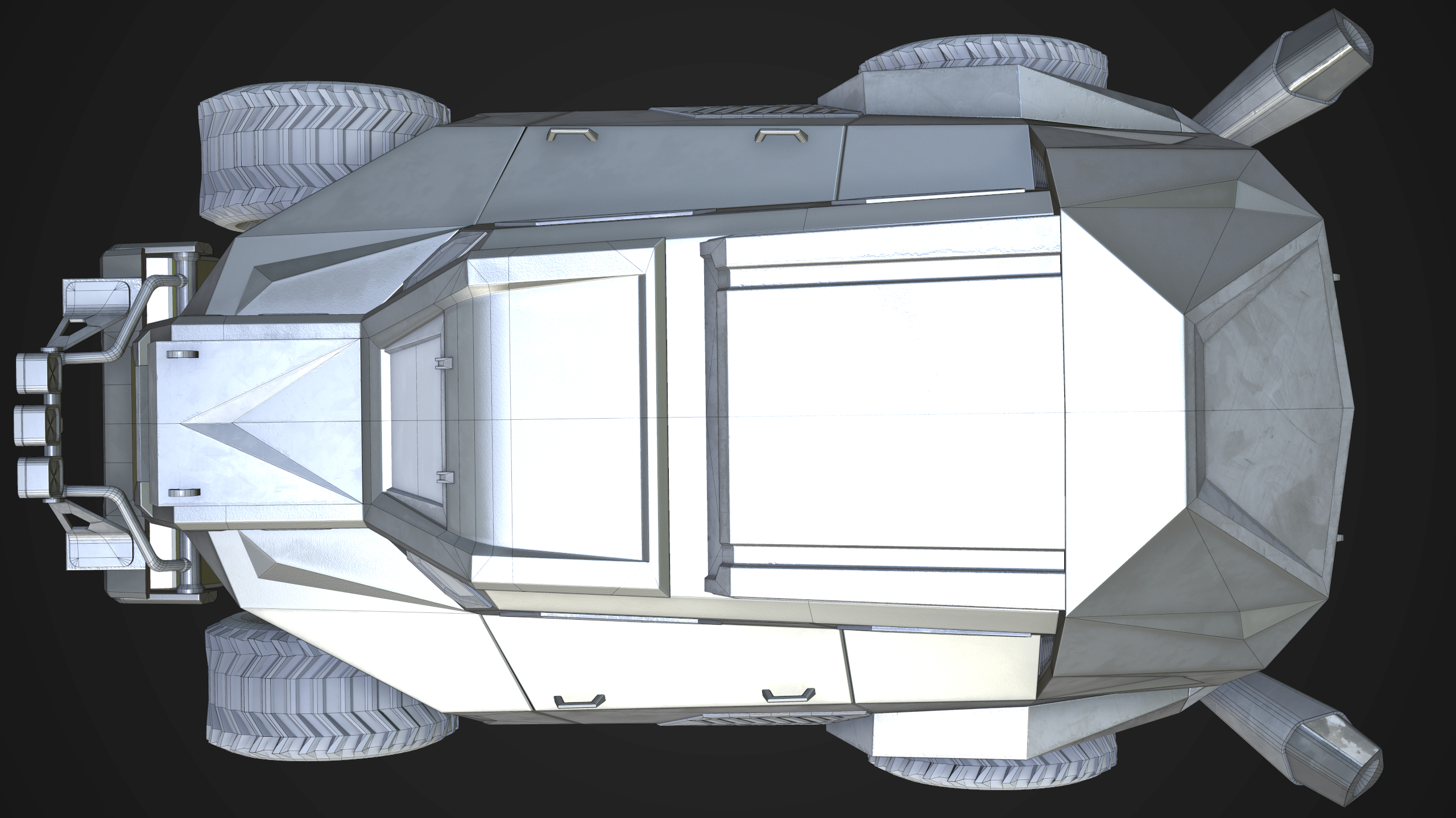 Sci-fi armored racing jeep 3D model - TurboSquid 1468775