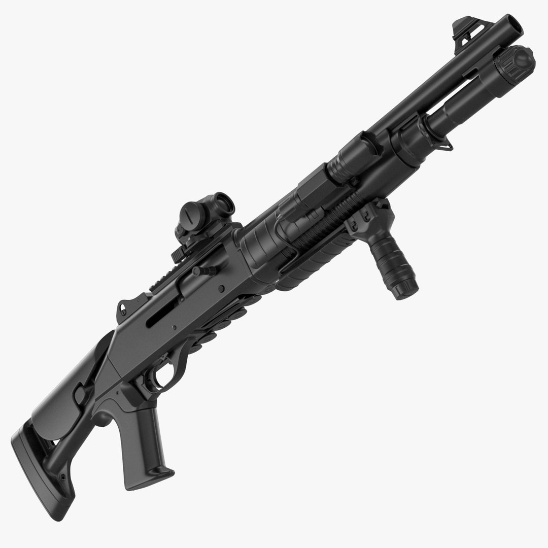 Benelli M1014 Short Ohne Materialien 3D-Modell - TurboSquid 1468773