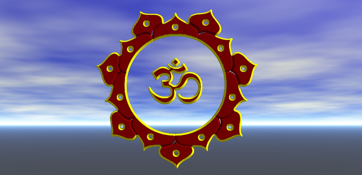 Om symbol 3D - TurboSquid 1468806